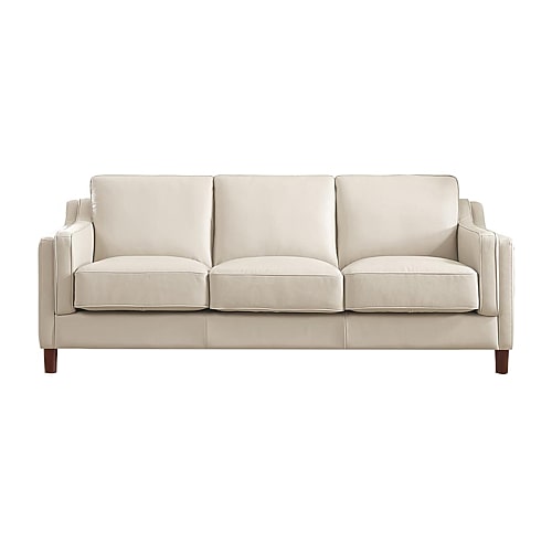 Click here for Bella Upholstered Sofa  One Size  White prices