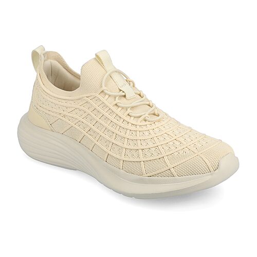 Journee Collection Womens Dasha Slip On Sneakers - Beige