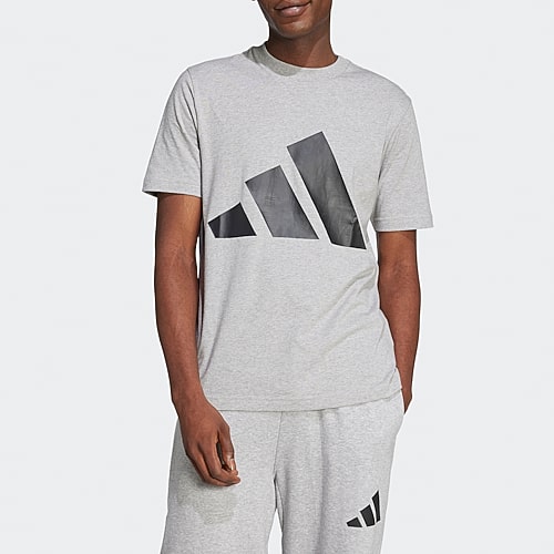 Click here for adidas Mens 3 Bar Logo Graphic Cotton T-Shirt - Gr... prices