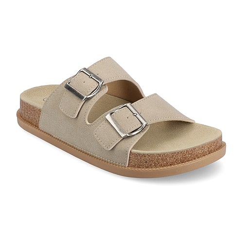 Click here for Journee Collection Womens Tula Flat Sandals  10 Me... prices