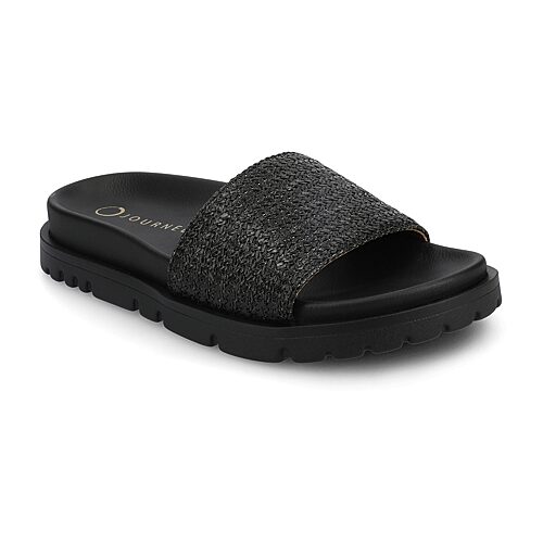 Click here for Journee Collection Womens Starr Flat Sandals  9 Me... prices