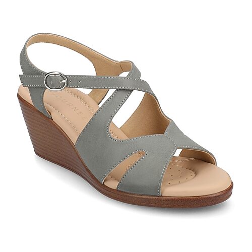 Click here for Journee Collection Womens Kedzie2 Strappy Wedge Sa... prices