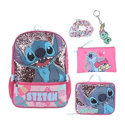 Click here for Licensed Disney Stitch 5-Piece Backpack Set  One S... prices