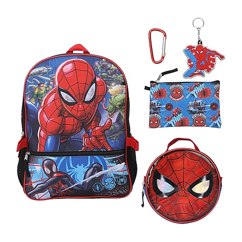 Click here for Licensed Marvel Spiderman 5-Piece Backpack Set  On... prices