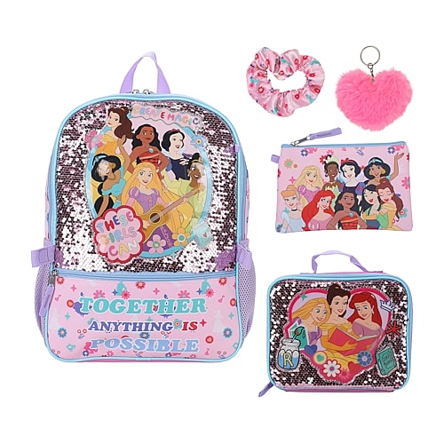 Click here for Licensed Disney Princesses 5-Piece Backpack Set  O... prices