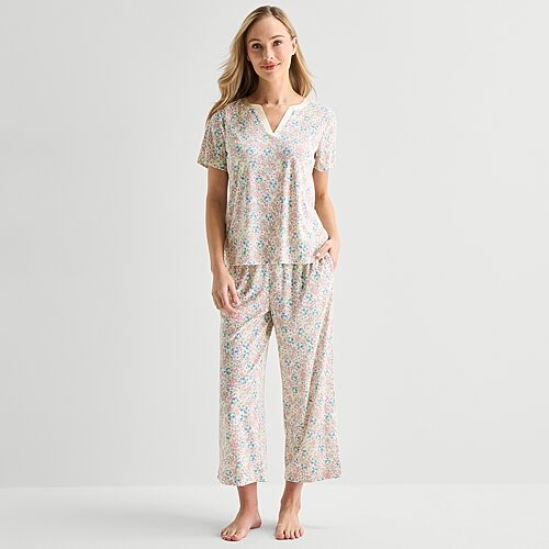Click here for Adonna Womens Short Sleeve 2-pc. Pajama Set  Petit... prices