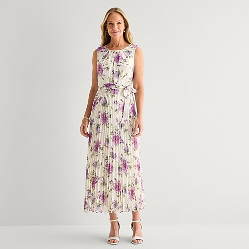 Click here for Studio 1 Womens U Neck Sleeveless Maxi Dress  12... prices