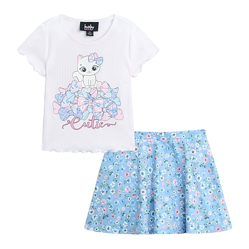 Click here for Knit Works Toddler Girls 2-pc. Skirt Set  4t  Blue prices