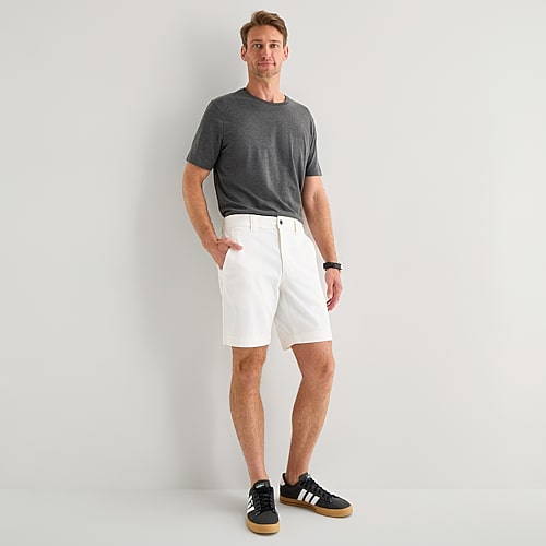 Click here for St. Johns Bay Mens 9 Stretch Fabric Chino Short  3... prices
