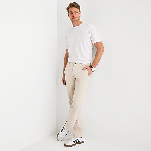 Click here for St. Johns Bay Stretch Chino Mens Straight Fit Flat... prices