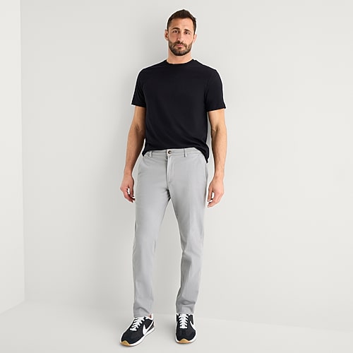 Click here for St. Johns Bay Stretch Chino Mens Slim Fit Flat Fro... prices