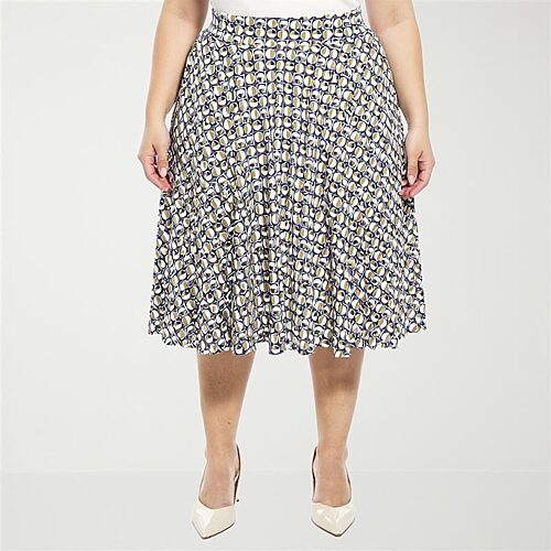 Click here for 24seven Comfort Apparel Plus Size Geometric Elasti... prices