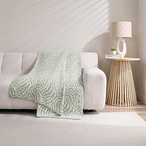 Click here for Maya 50x60 Washable Midweight Throw  One Size  Gre... prices