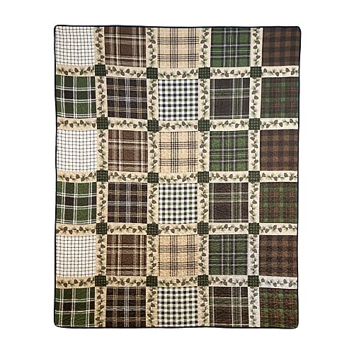 Click here for Donna Sharp Pine Patch Lightweight Throw  One Size... prices