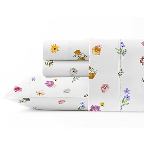 Click here for Pointehaven 200 Thread Count Crisp Printed Cotton... prices