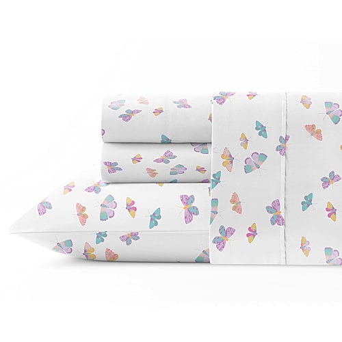 Click here for Pointehaven 200 Thread Count Crisp Printed Cotton... prices