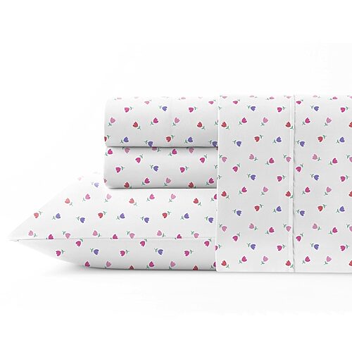 Click here for Pointehaven 200 Thread Count Crisp Printed Cotton... prices