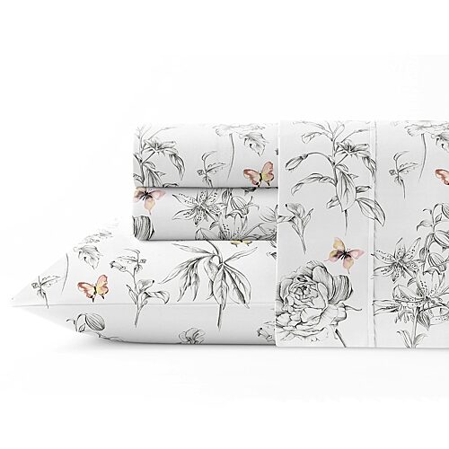 Click here for Pointehaven 200 Thread Count Crisp Printed Cotton... prices