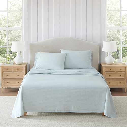 Click here for Martha Stewart Cotton Percale Sheet Set  One Size... prices