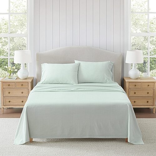 Click here for Martha Stewart Cotton Percale Sheet Set  One Size... prices
