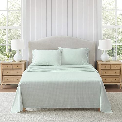 Click here for Martha Stewart Cotton Percale Sheet Set  One Size... prices