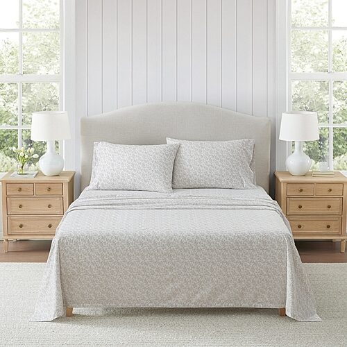 Click here for Martha Stewart Cotton Percale Sheet Set  One Size... prices