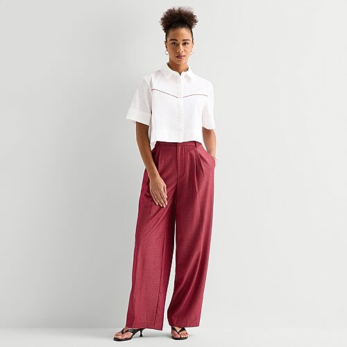 Click here for Worthington Womens Straight Mid Rise Trouser  10... prices
