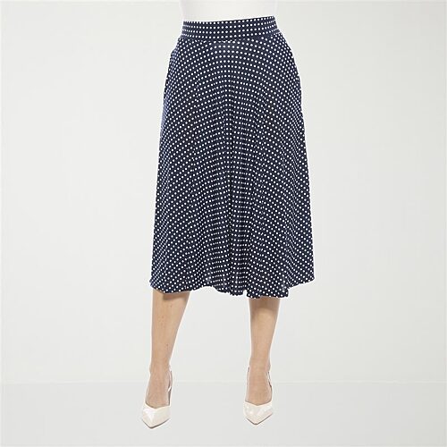 Click here for 24seven Comfort Apparel Womens Polka Dot Elastic W... prices