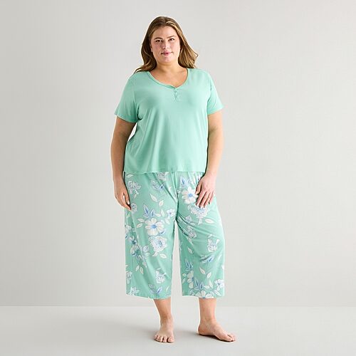 Click here for Liz Claiborne Womens Short Sleeve Plus Pajama Set... prices