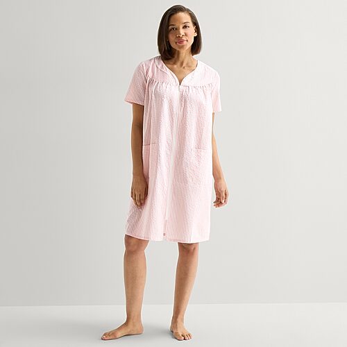 Click here for Adonna Womens Short Sleeve Mid Length Robe  Petite... prices