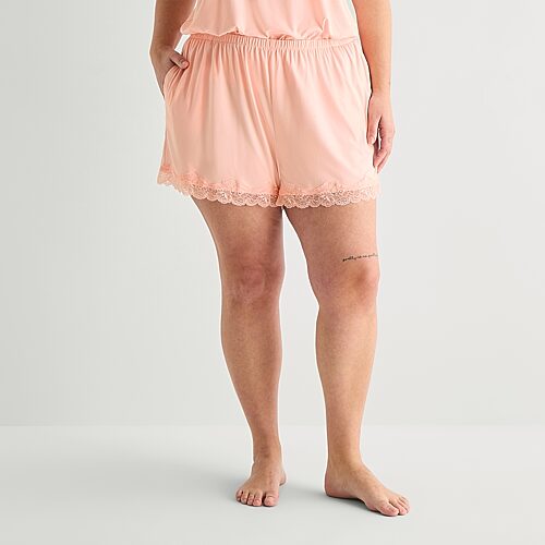 Click here for Ambrielle Womens Plus Pajama Shorts  2x  Pink prices