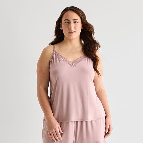 Click here for Ambrielle Womens V Neck Sleeveless Plus Pajama Top... prices