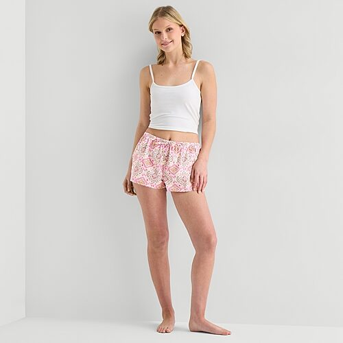 Click here for Arizona Womens Juniors Pajama Shorts  X-small  Pin... prices