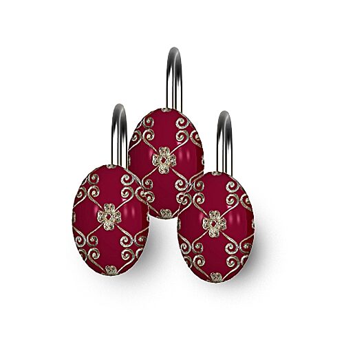 Click here for Popular Bath Monte Rose Shower Curtain Hooks  One... prices