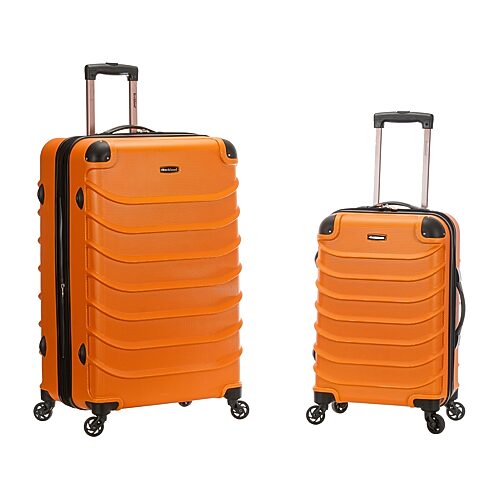 Click here for Rockland 2-Pc. Hardside Luggage Set - Orange with... prices