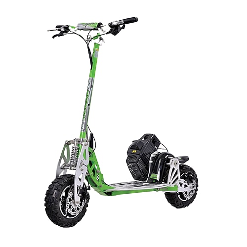 Click here for Uberscoot 70x 2-Speed Gas Scooter Green Ride-On Ca... prices