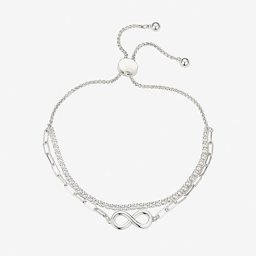 Click here for Gratitude & Grace Womens Cubic Zirconia Infinity B... prices