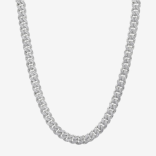 Click here for Mens Sterling Silver 22 Inch Link Chain Necklace... prices