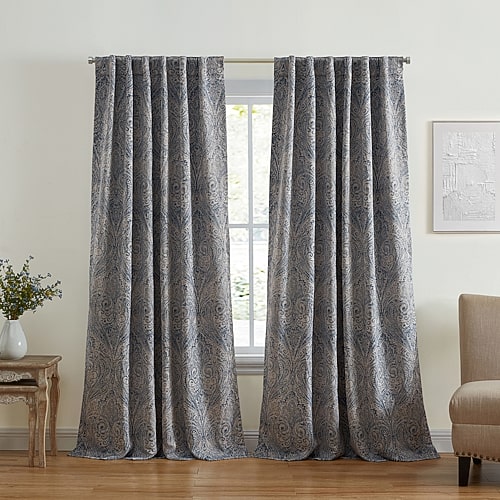 Click here for Elrene Home Fashions Vittoria Paisley Printed Blac... prices