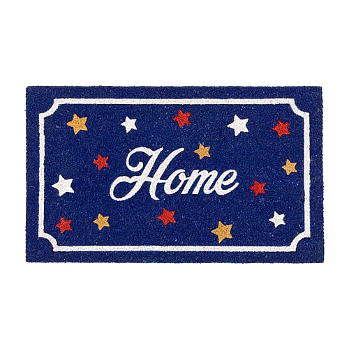 Click here for Northlight Blue Coir Americana Outdoor Indoor Rect... prices