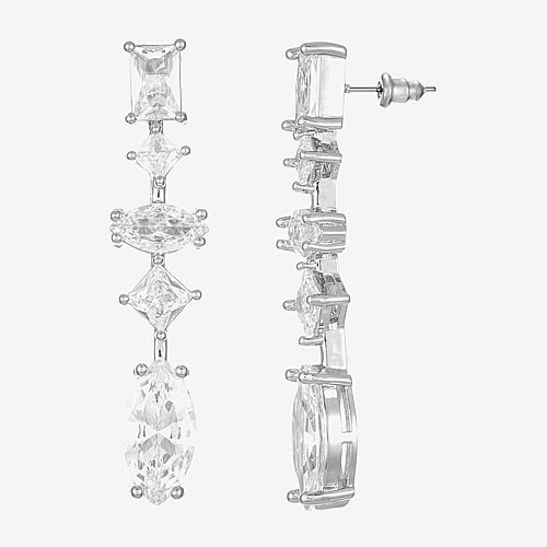 Click here for Sparkle Allure Womens Cubic Zirconia Pure Silver O... prices