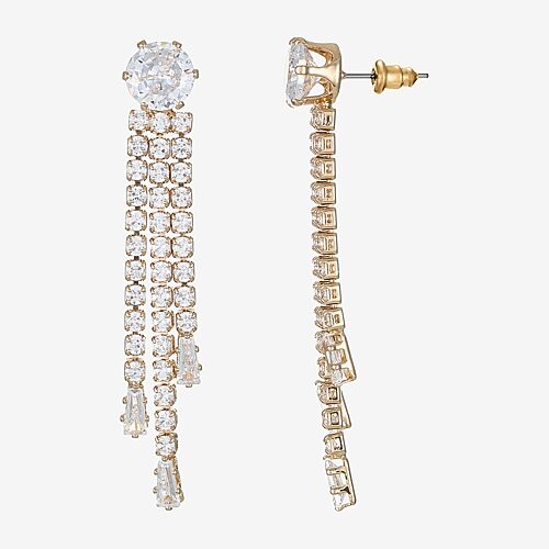 Click here for Sparkle Allure Womens Cubic Zirconia 14K Gold Over... prices