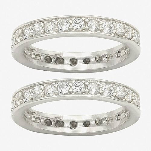 Click here for Sparkle Allure Womens Crystal Pure Silver Over Bra... prices