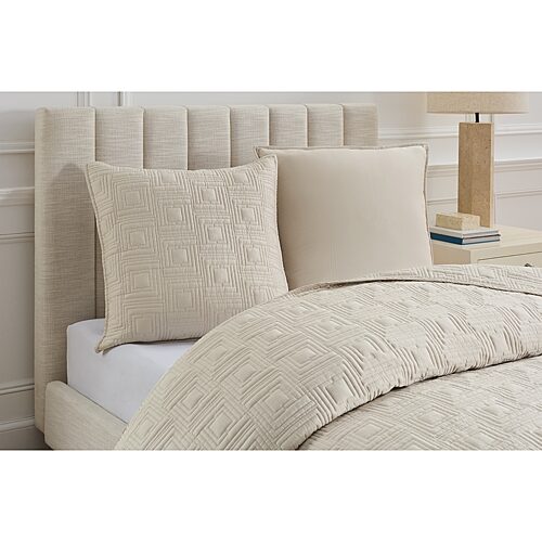 Click here for Liz Claiborne Camille Euro Sham  One Size  Beige prices