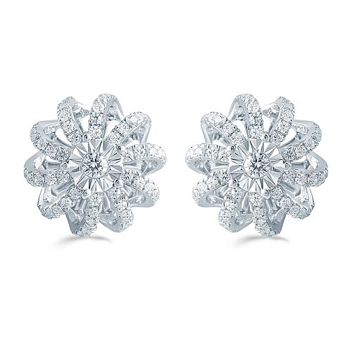 Click here for 1/2 CT. T.W. Natural White Diamond Sterling Silver... prices