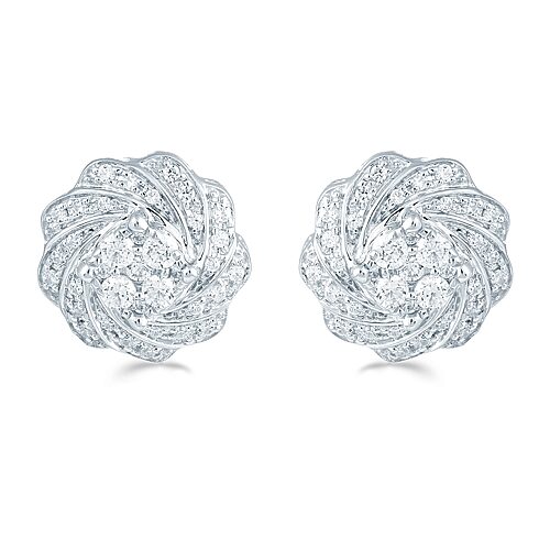 Click here for 1/2 CT. T.W. Natural White Diamond Sterling Silver... prices