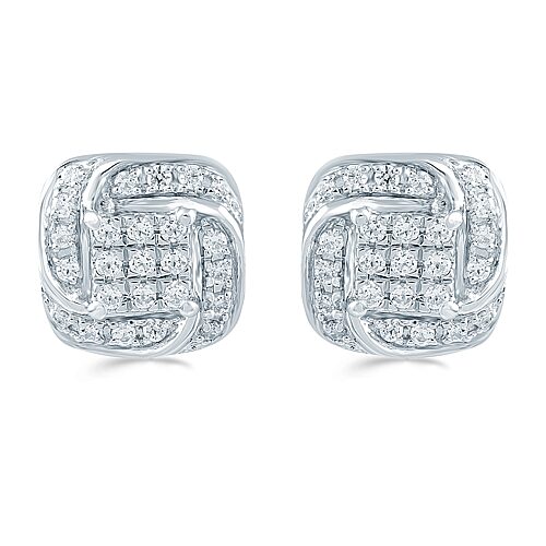 Click here for 1/4 CT. T.W. Natural White Diamond Sterling Silver... prices