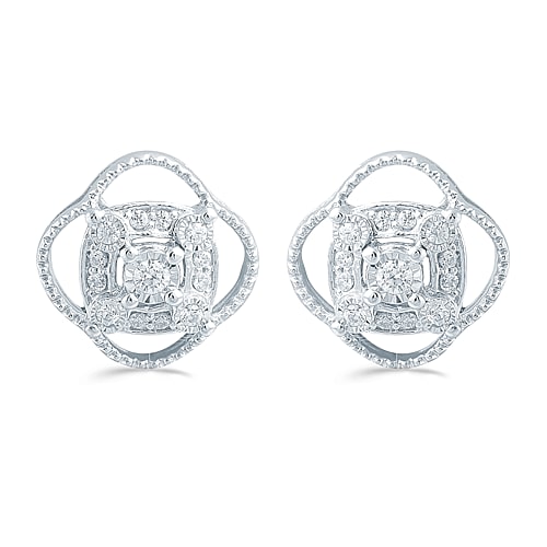 Click here for 1/5 CT. Natural White Diamond Sterling Silver 11.4... prices