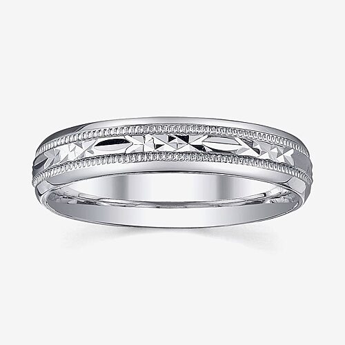 Click here for Mens Sterling Silver Wedding Band  11  White prices