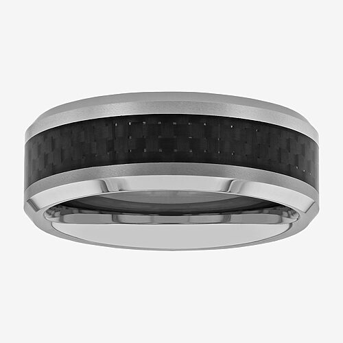 Click here for Mens 8MM Tungsten Wedding Band  14 1/2 prices